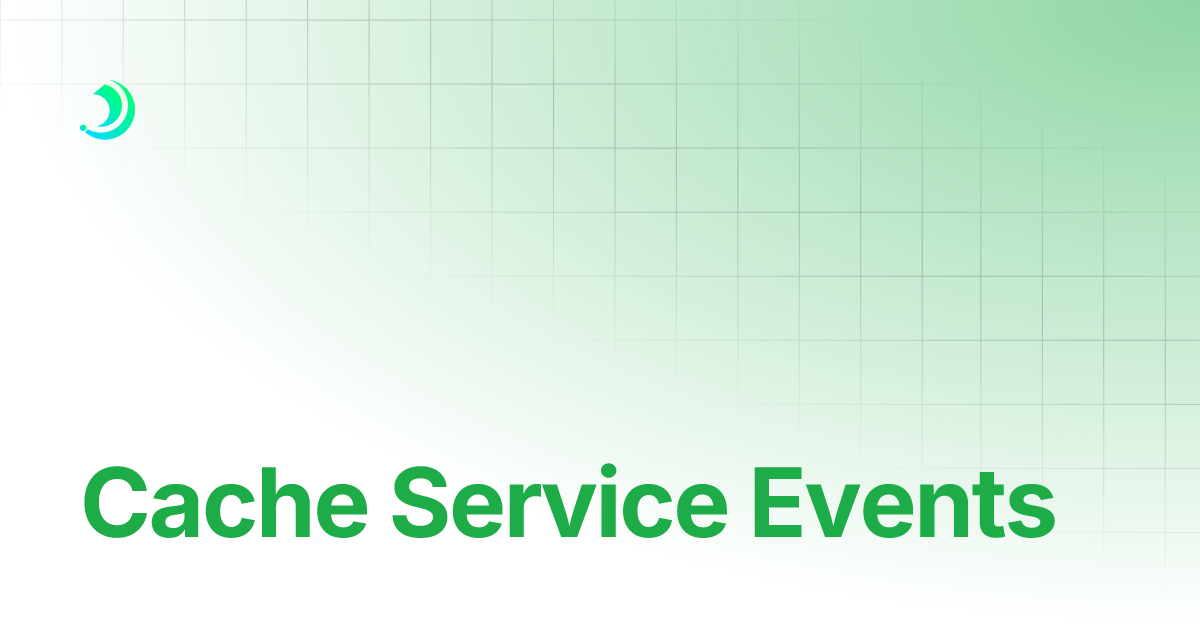 Cache Service Events | BoxLang : A Modern Dynamic JVM Language