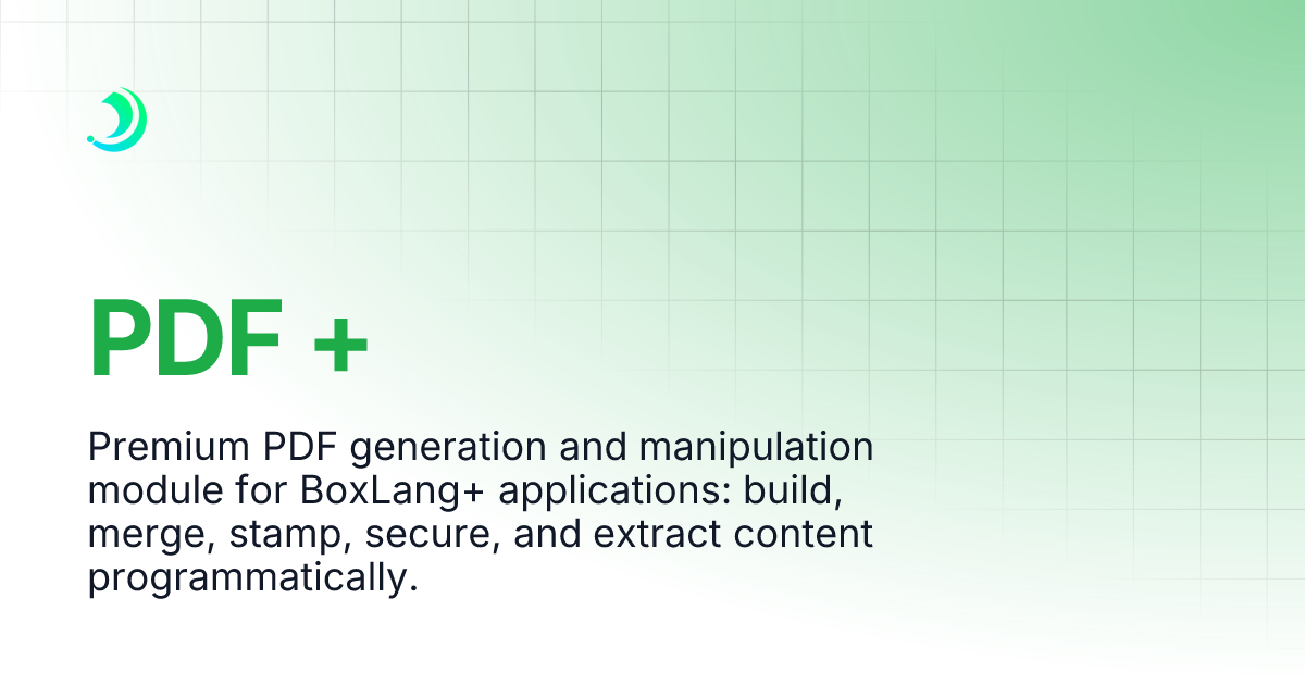 PDF + | BoxLang : A Modern Dynamic JVM Language