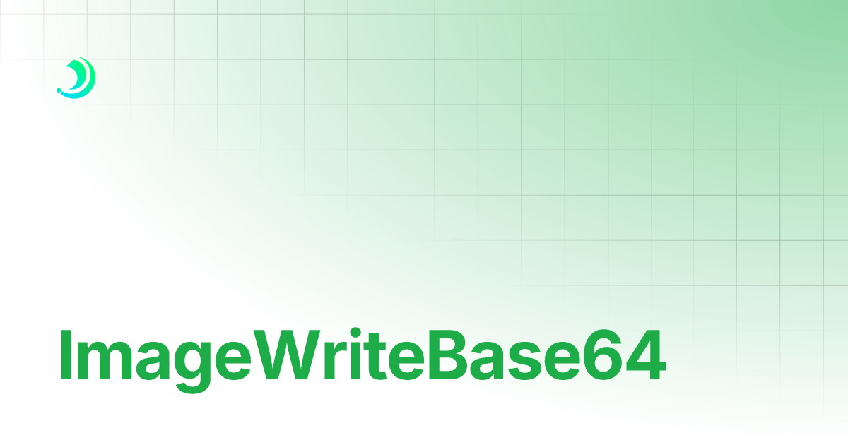 ImageWriteBase64 | BoxLang : A Modern Dynamic JVM Language