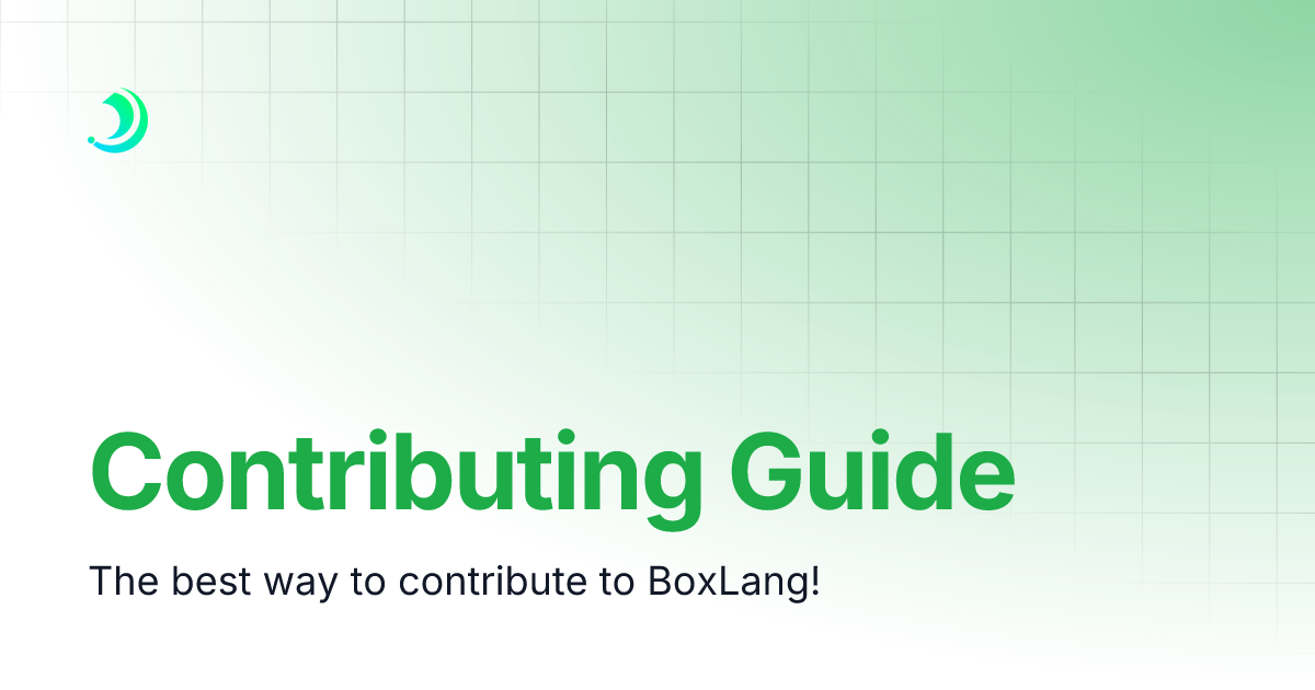 Contributing Guide | BoxLang : A Modern Dynamic JVM Language