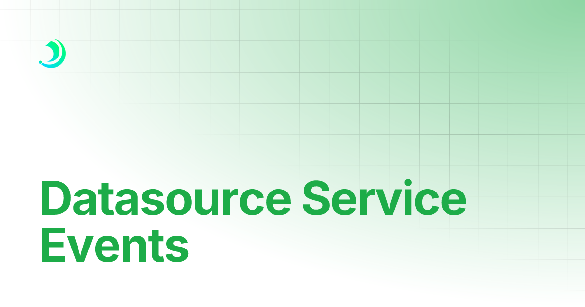 Datasource Service Events | BoxLang : A Modern Dynamic JVM Language